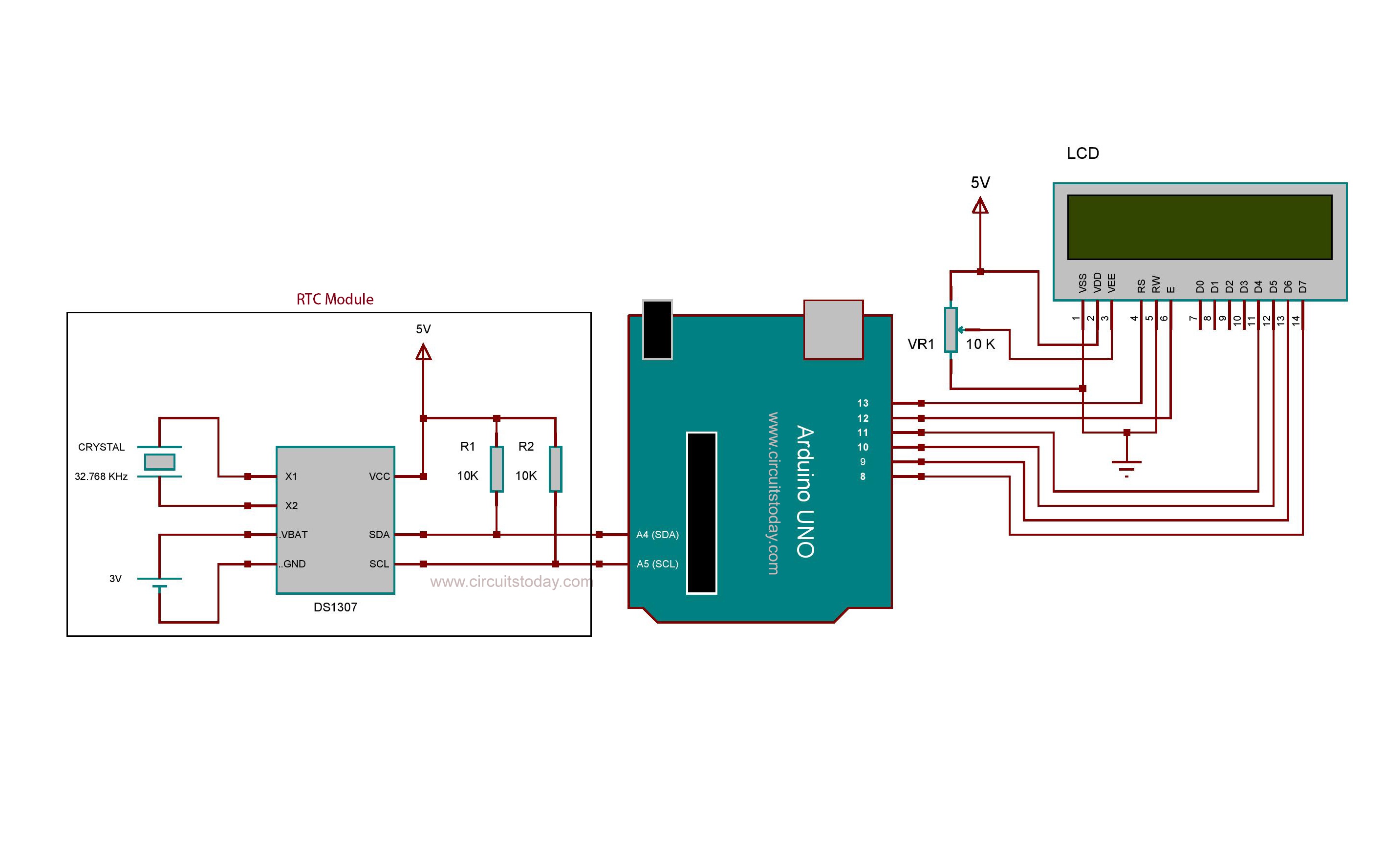 Arduino实时时钟使用ds1307 Rtc模块 2022世界杯巴西能夺冠吗